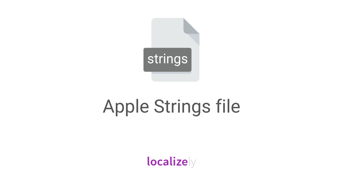 Apple Strings file (.strings) - Localizely Apple Strings file (.strings) - Localizely